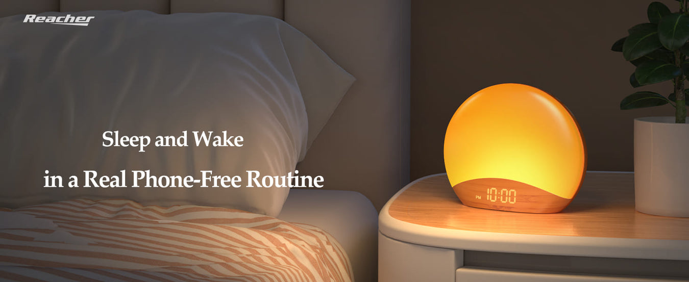 Reacher Sunrise White Noise Clock R7