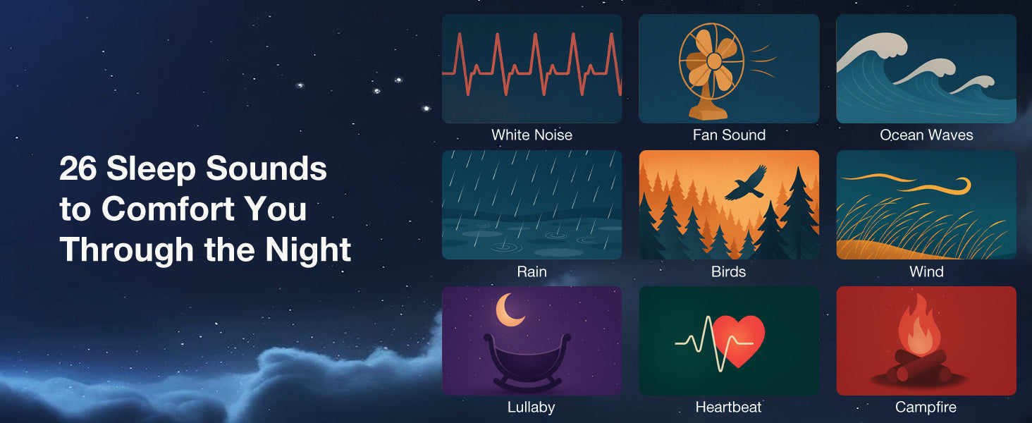 Reacher Sunrise White Noise Clock R7