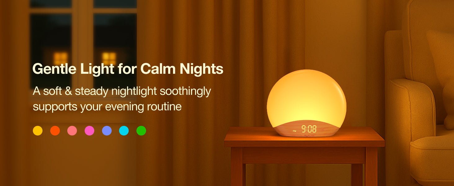 Reacher Sunrise White Noise Clock R7